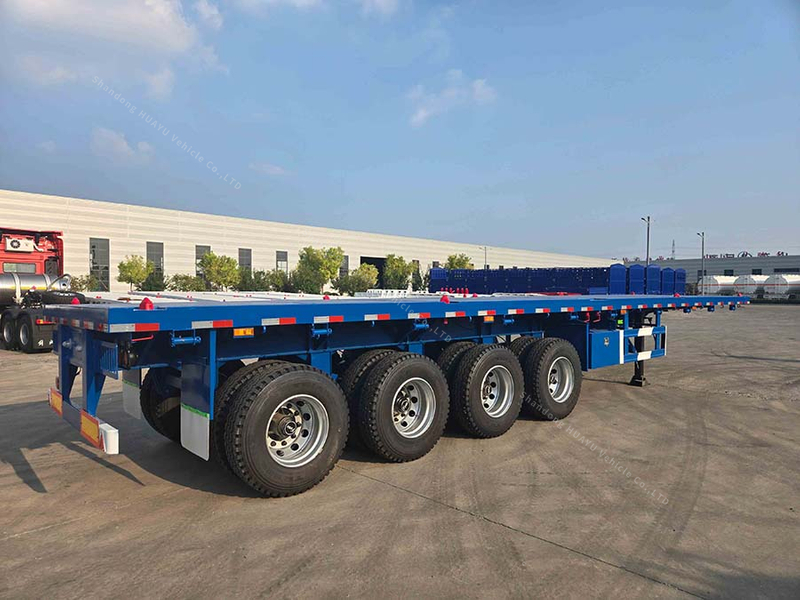 4 Axles 80Ton Container Trailer For Sale from China manufacturer - HUAYU